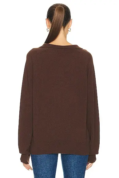 Eterne Brady Cashmere Sweater - Chocolate