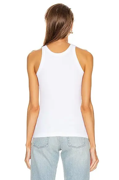 TOTEME Curved Rib Tank - White