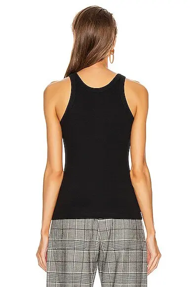 TOTEME Ribbed Tank Top - Black