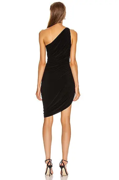 Norma Kamali Diana Mini Dress - Black