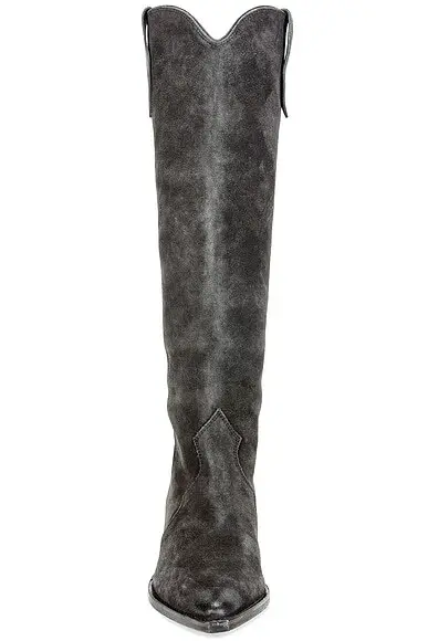 Isabel Marant Étoile Denvee Suede Boots - Faded Black