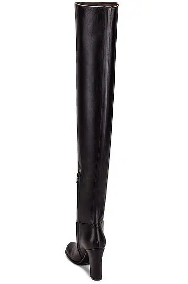 Bottega Veneta Leather Thigh High Boots