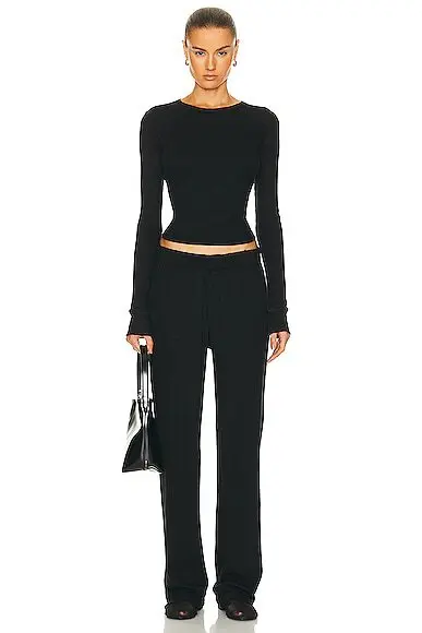 Eterne Thermal Lounge Pant - Black