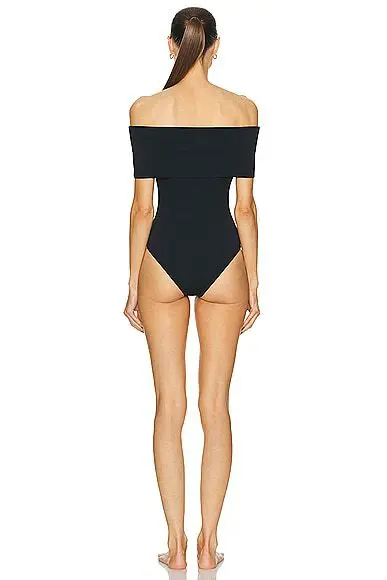 Bottega Veneta Off-the-shoulder One-piece Swimsuit