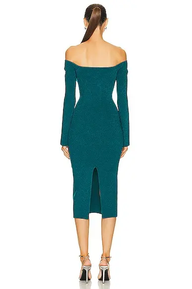 Galvan Grace Long Sleeve Dress