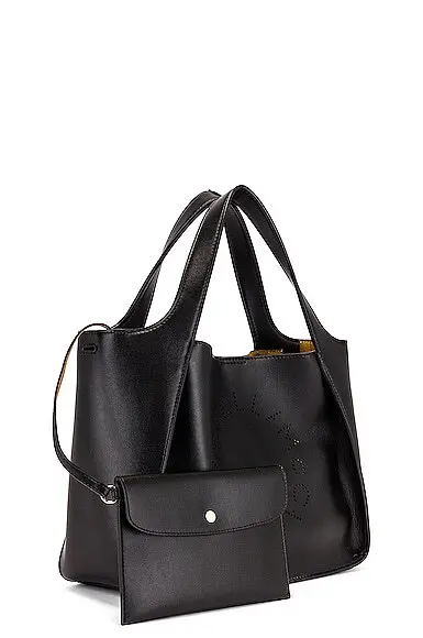 Stella McCartney Logo Crossbody Bag - Black