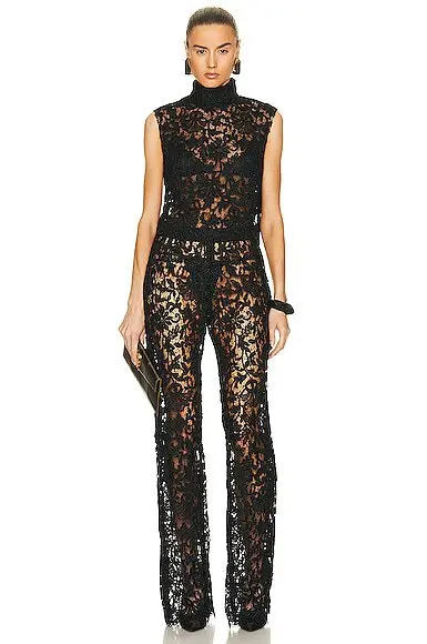 Saint Laurent Straight Leg Pant