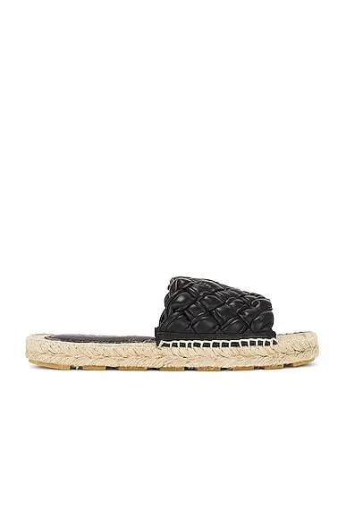 Bottega Veneta Jack Mule Espadrille Leather Sandal