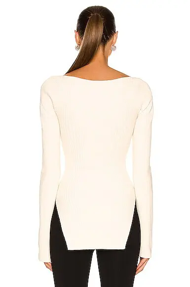 Khaite Maddy Long Bustier Top
