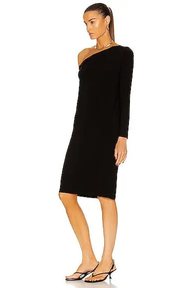 Norma Kamali Drop Shoulder Dress
