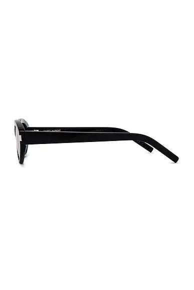 Saint Laurent Oval Sunglasses - Black