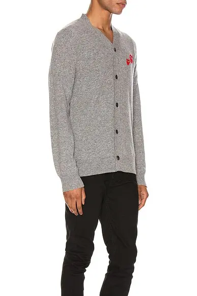 Play Comme Des Garcon Multiheart Cardigan