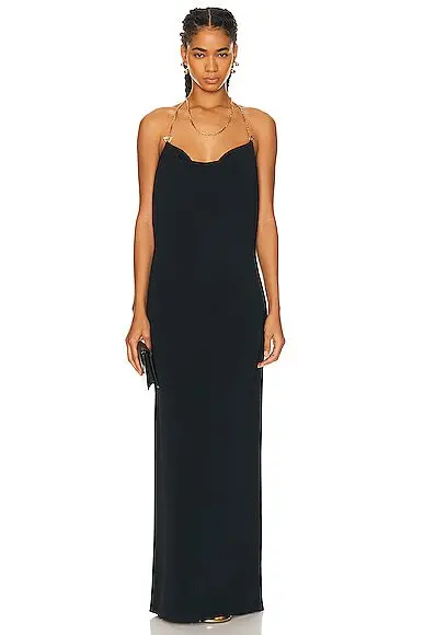 Bottega Veneta Double Fluid Viscose Knit Dress