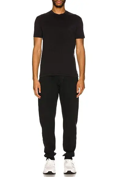 TOM FORD Viscose Cotton Tee - Black