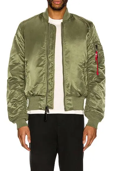 Alpha Industries Ma-1 Slim Fit Bomber Jacket - Sage