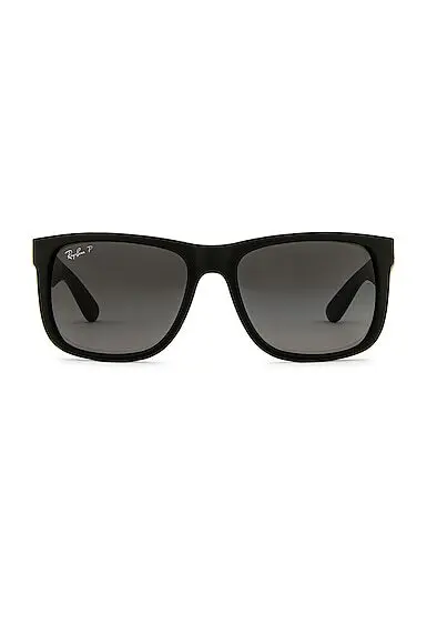 Ray-ban Justin 55mm Polarized Sunglasses - Black