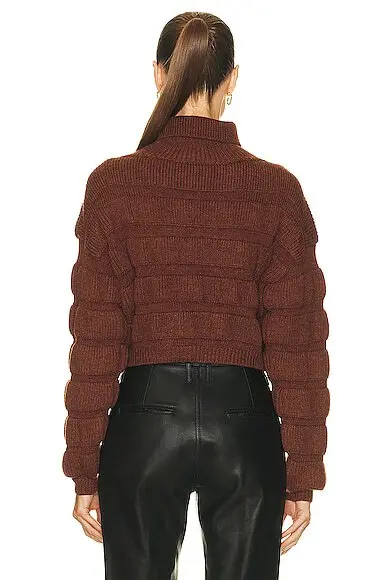 Saint Laurent Cropped Pullover Sweater