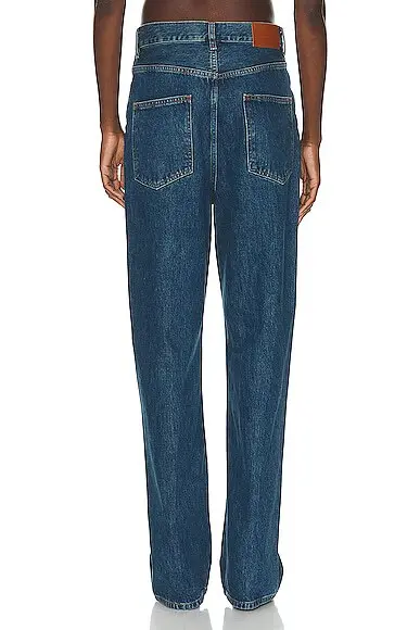 Wardrobe.NYC Denim Low Rise Straight Leg