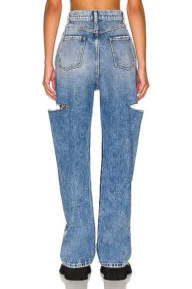 MAISON MARGIELA 5 Pocket Side Slit Jeans In Medium Wash - Denim