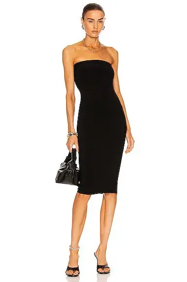 Norma Kamali Strapless Fitted Dress