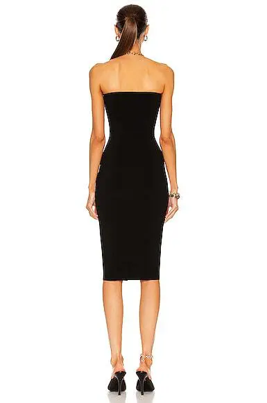 Norma Kamali Strapless Fitted Dress