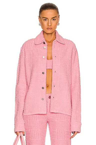 Bottega Veneta Jacquard Towelling Jacket