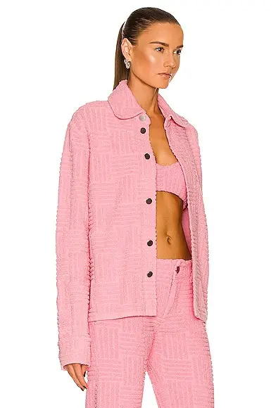 Bottega Veneta Jacquard Towelling Jacket