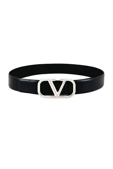 Valentino Garavani H.40 Buckle Belt - Nero