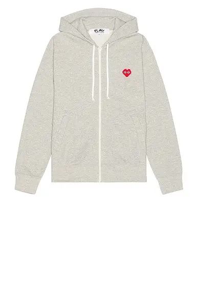 Play Comme Des Garcon Invader Hooded Sweatshirt