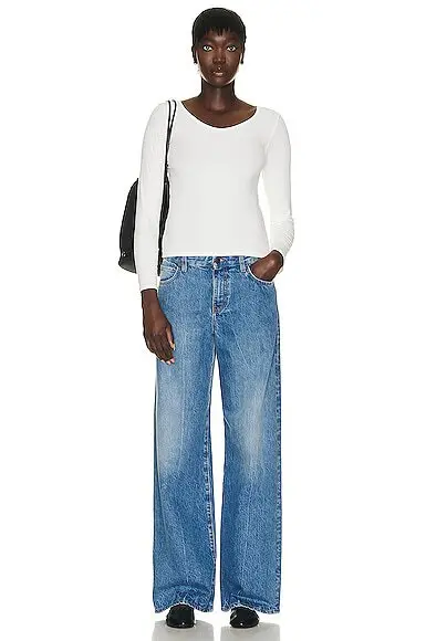 THE ROW Eglitta Wide Leg Jeans