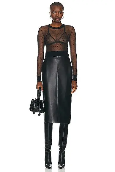 Alaïa Sheer Bra