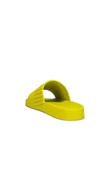 Bottega Veneta Intreccio Slide Sandals - Kiwi