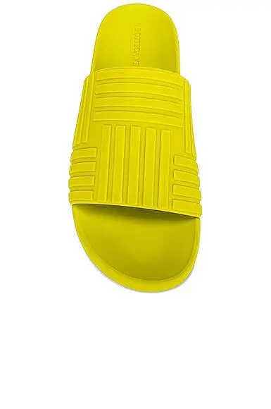 Bottega Veneta Intreccio Slide Sandals - Kiwi