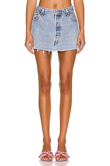 EB DENIM Vintage Mini Denim Skirt
