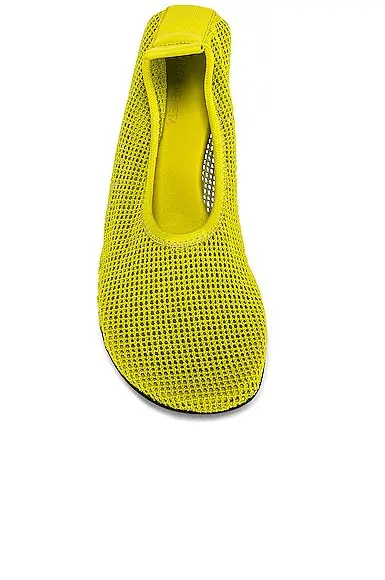 Bottega Veneta Stretch Web Flex Sock Pumps - Kiwi