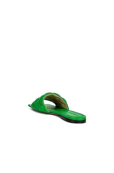 Bottega Veneta Padded Stretch Flat Sandals - Parakeet