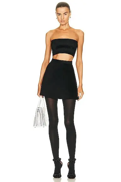 Alaïa Velvet Bandeau - Noir