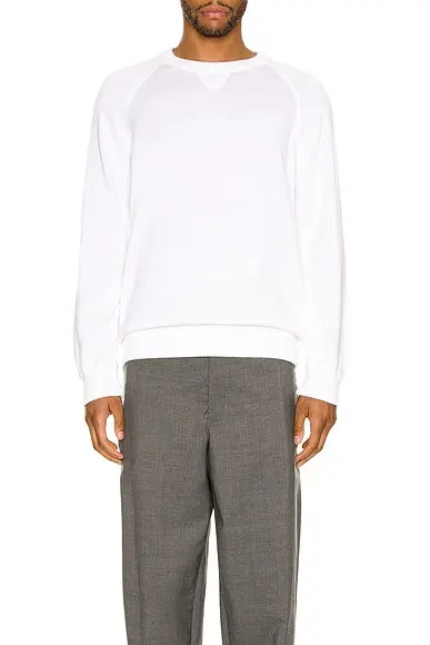 GHIAIA Cotton Raglan Crewneck