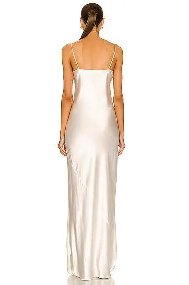 NILI LOTAN Silk Cami Gown