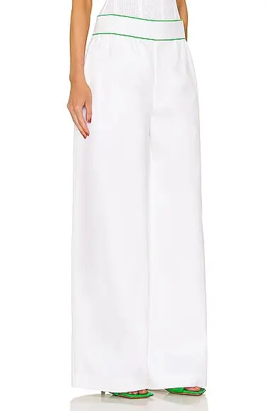 Bottega Veneta Elastic Cotton Twill Trouser
