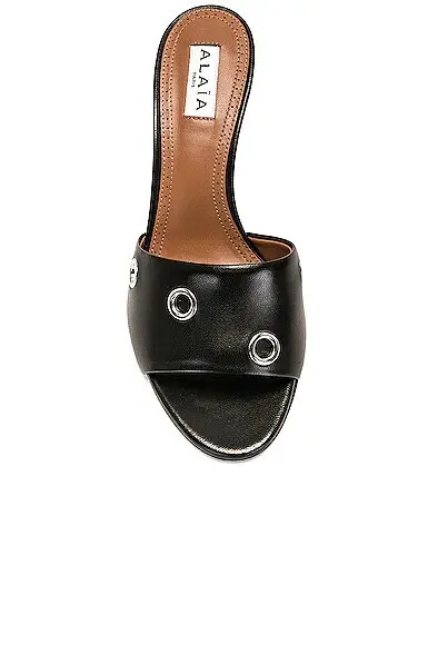 Alaïa Eyelet Mule