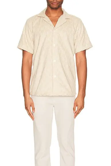 Oas Machu Cuba Terry Shirt - Beige