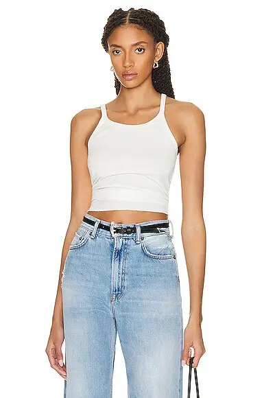 Eterne Ribbed Tank Top