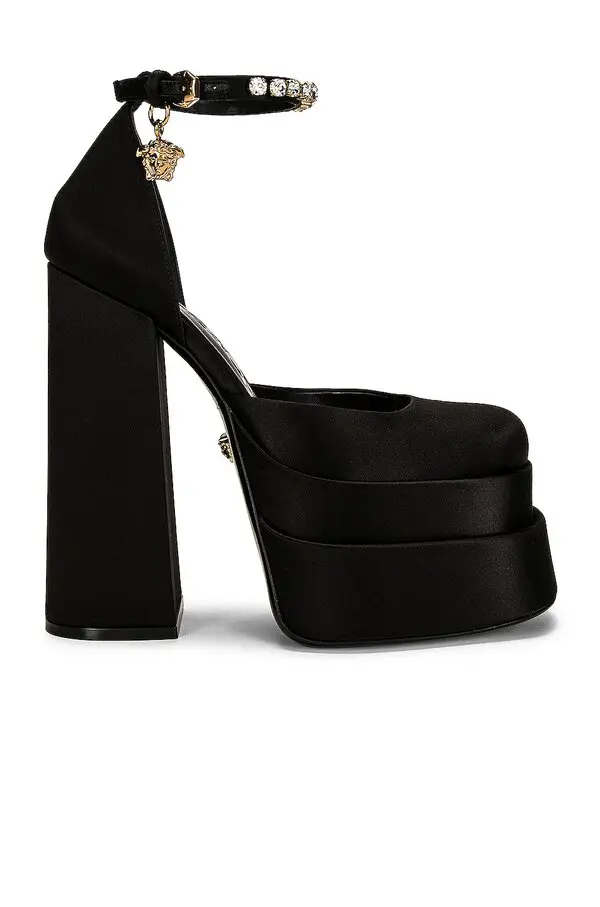 Versace Medusa Aevitas Mary Jane Platforms