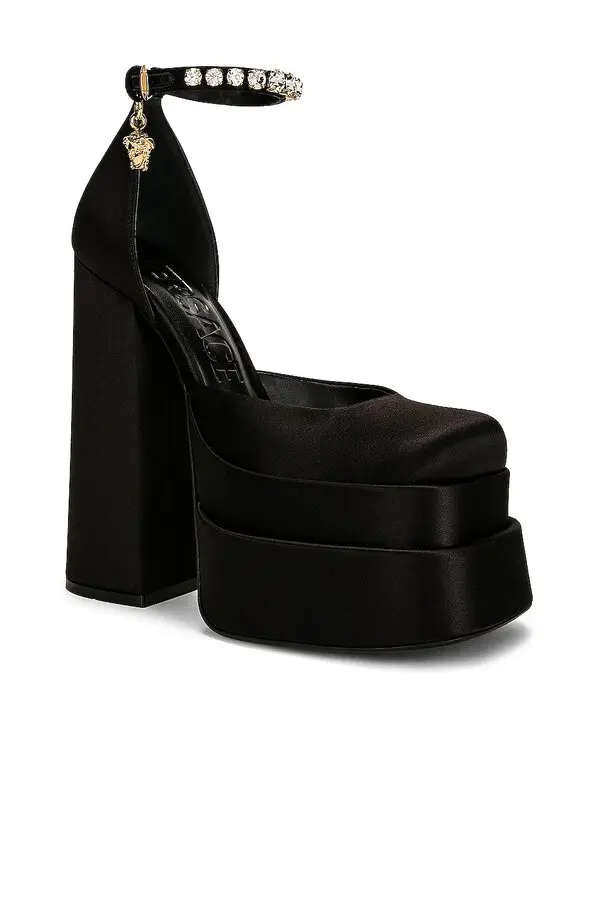 Versace Medusa Aevitas Mary Jane Platforms