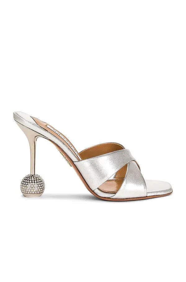 AQUAZZURA 10th Anniversary Yes Darling 95 Mule