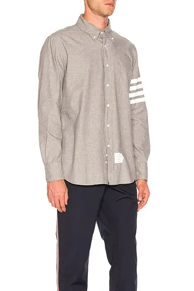 Thom Browne Bar Chambray Shirt