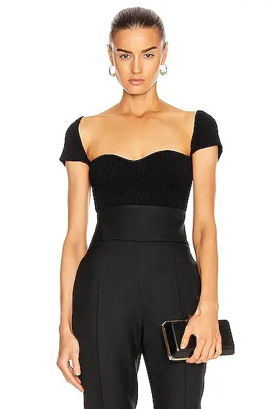 Khaite Ista Cap Sleeve Top