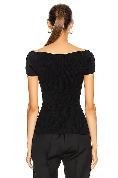 Khaite Ista Cap Sleeve Top