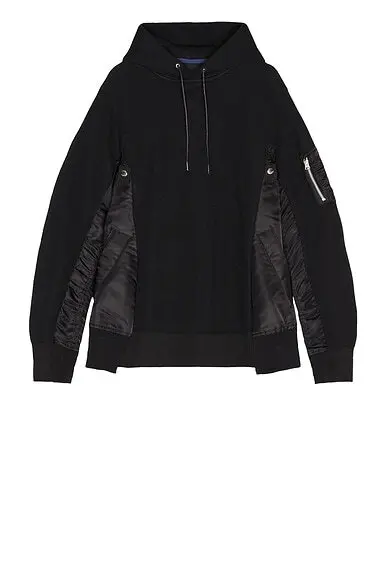 Sacai Sponge Sweat X Ma-1 Hoodie
